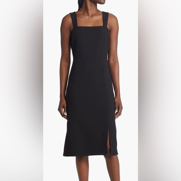 Chelsea28 | Dresses | Chelsea28 Square Neck Side Slit Dress | Poshmark